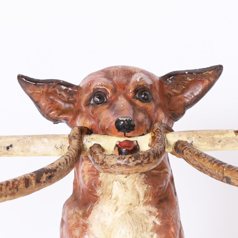 English Cast Iron Fox Umbrella Stand at 1stDibs
