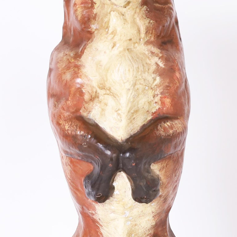 English Cast Iron Fox Umbrella Stand at 1stDibs