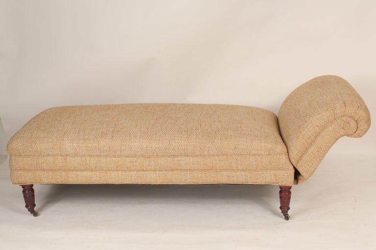 English Chaise Lounge with Adjustable Back at 1stDibs