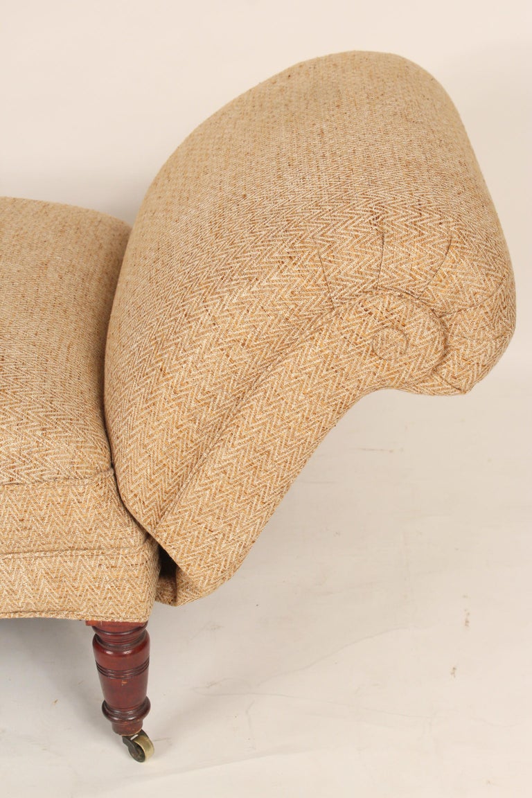 English Chaise Lounge with Adjustable Back at 1stDibs