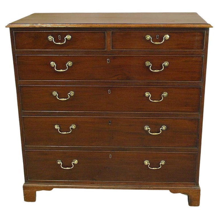 English Chippendale Tall Chest For Sale at 1stDibs