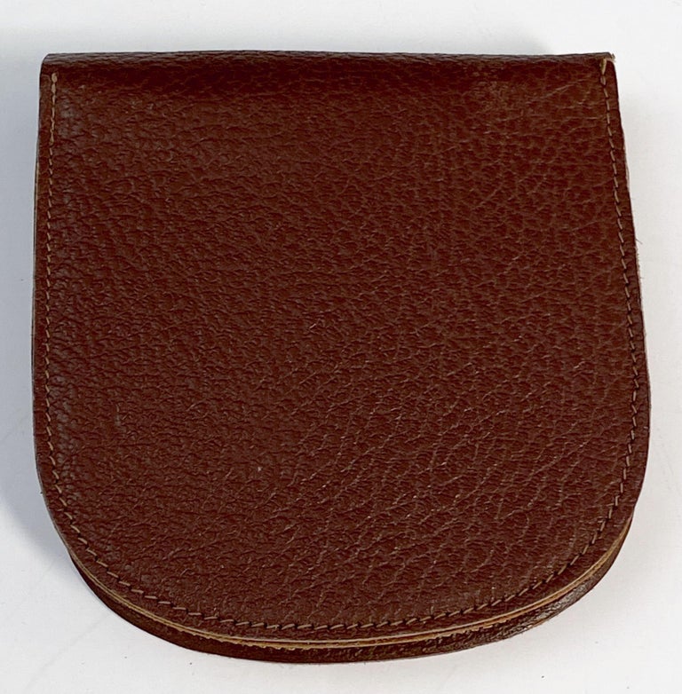 English Circular "Twelve-Ten" Calculator with Leather Case by Fowler ...