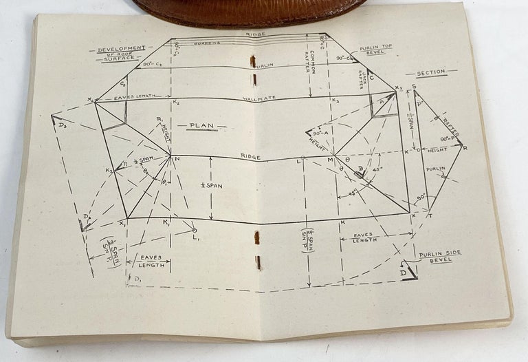 English Circular "Twelve-Ten" Calculator with Leather Case by Fowler ...