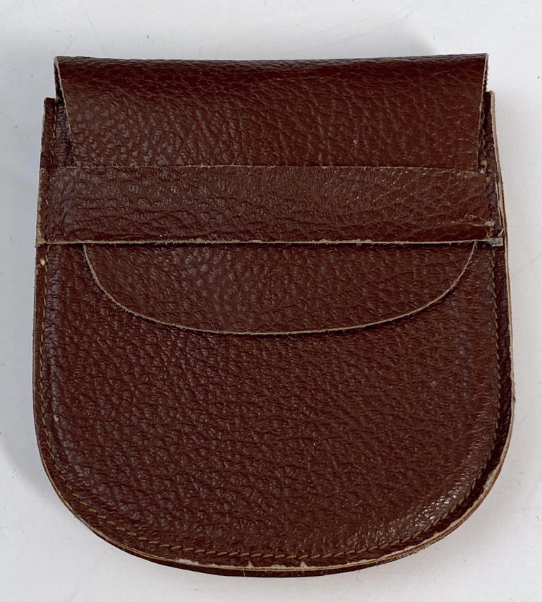 English Circular "Twelve-Ten" Calculator with Leather Case by Fowler ...