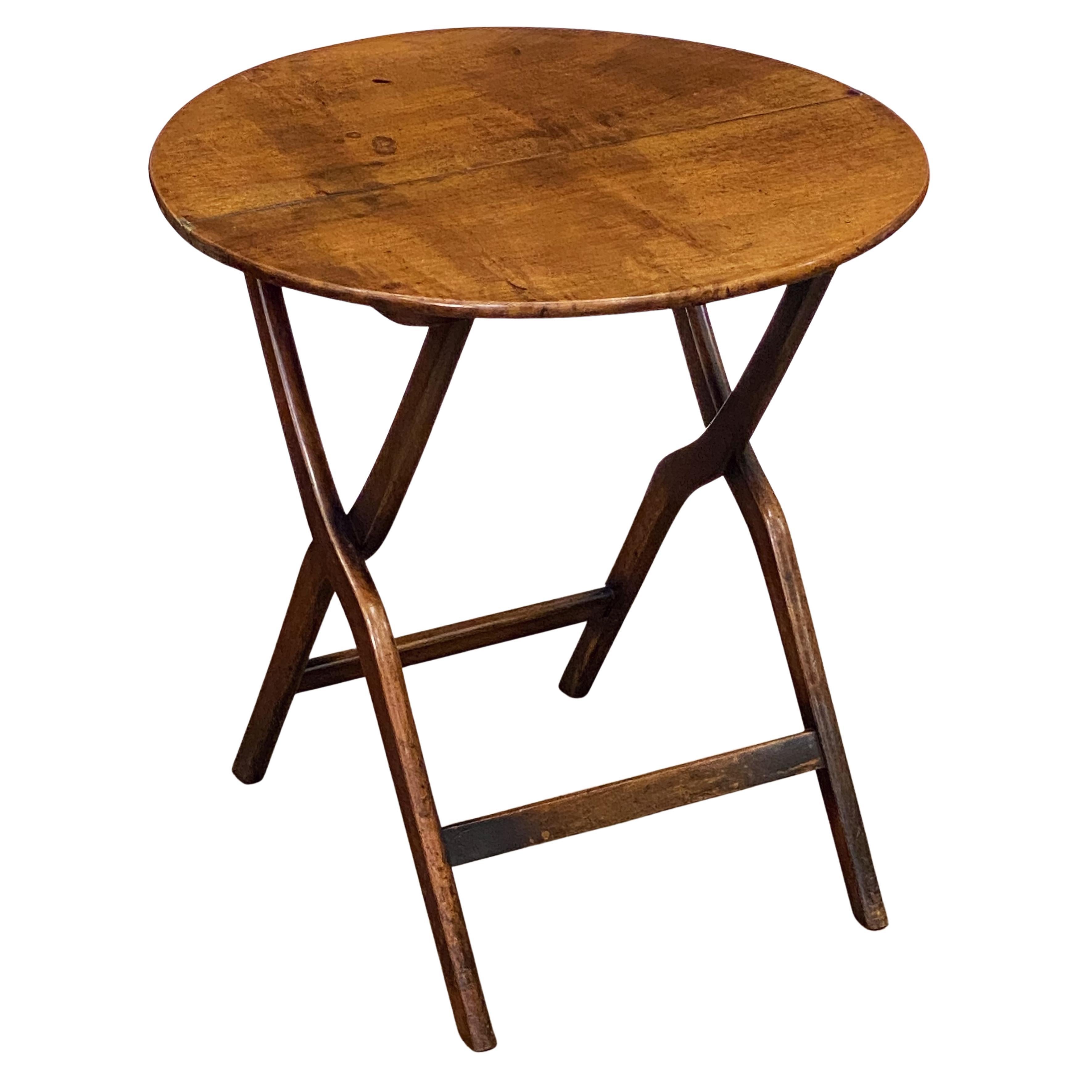 English Butler's Tray on Folding Stand at 1stDibs