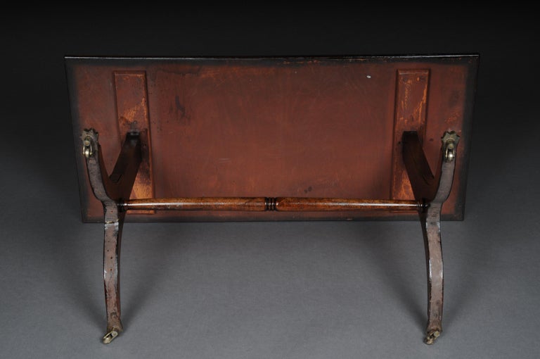 English Coffee Table Chesterfield Table Around 1900 For Sale at 1stDibs