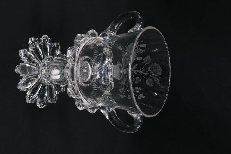 English Commemorative Glass Goblet for the Coronation of George v 1911 ...