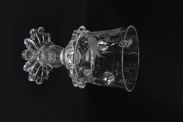 English Commemorative Glass Goblet for the Coronation of George v 1911 ...