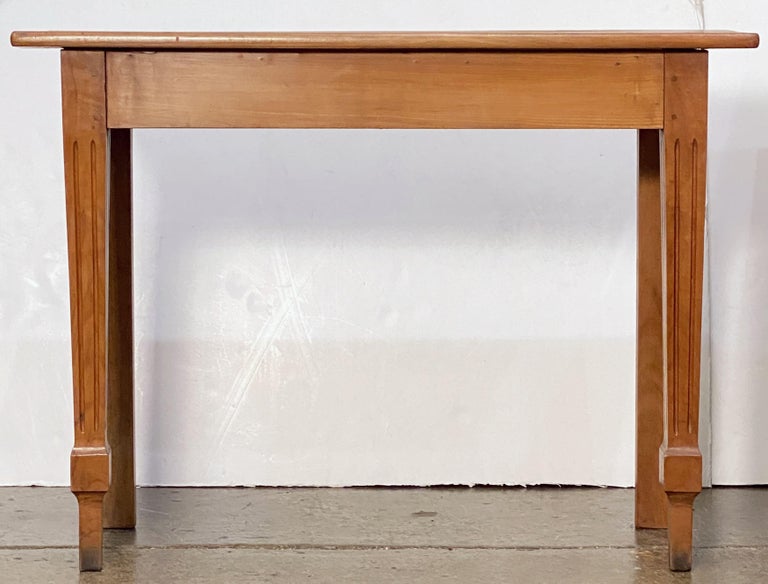 English Console Table of Cherry 'One of Two' For Sale at 1stDibs