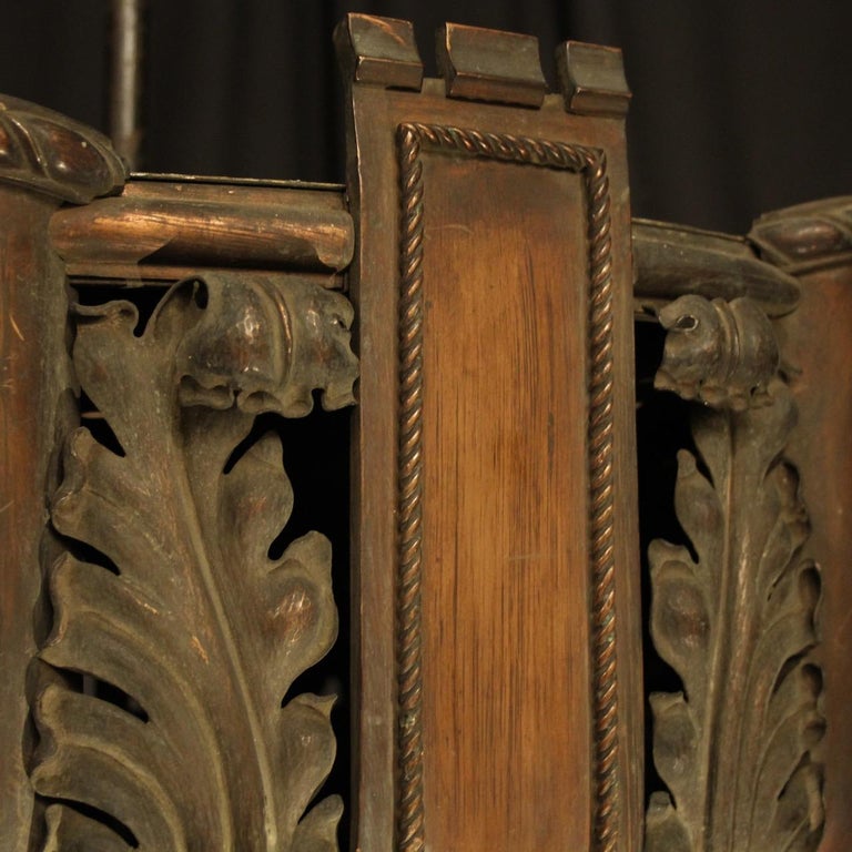 English Copper 8-Light Antique Uplighter For Sale at 1stDibs