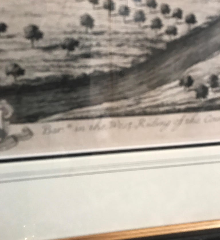 English Copper Engraving of Newby Manor by Johannes Kip 1707 For Sale ...