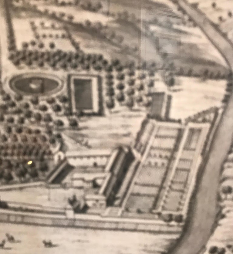 English Copper Engraving of Newby Manor by Johannes Kip 1707 For Sale ...