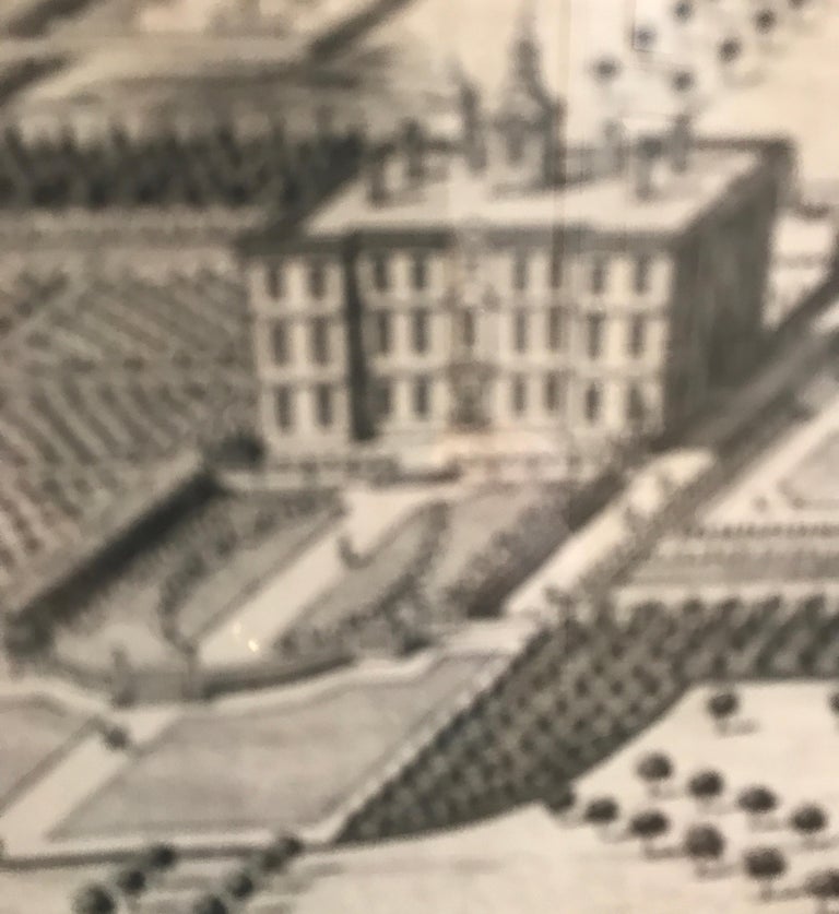 English Copper Engraving of Newby Manor by Johannes Kip 1707 For Sale ...