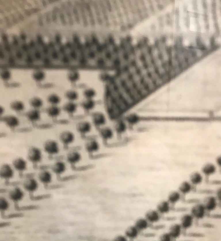 English Copper Engraving of Newby Manor by Johannes Kip 1707 For Sale ...