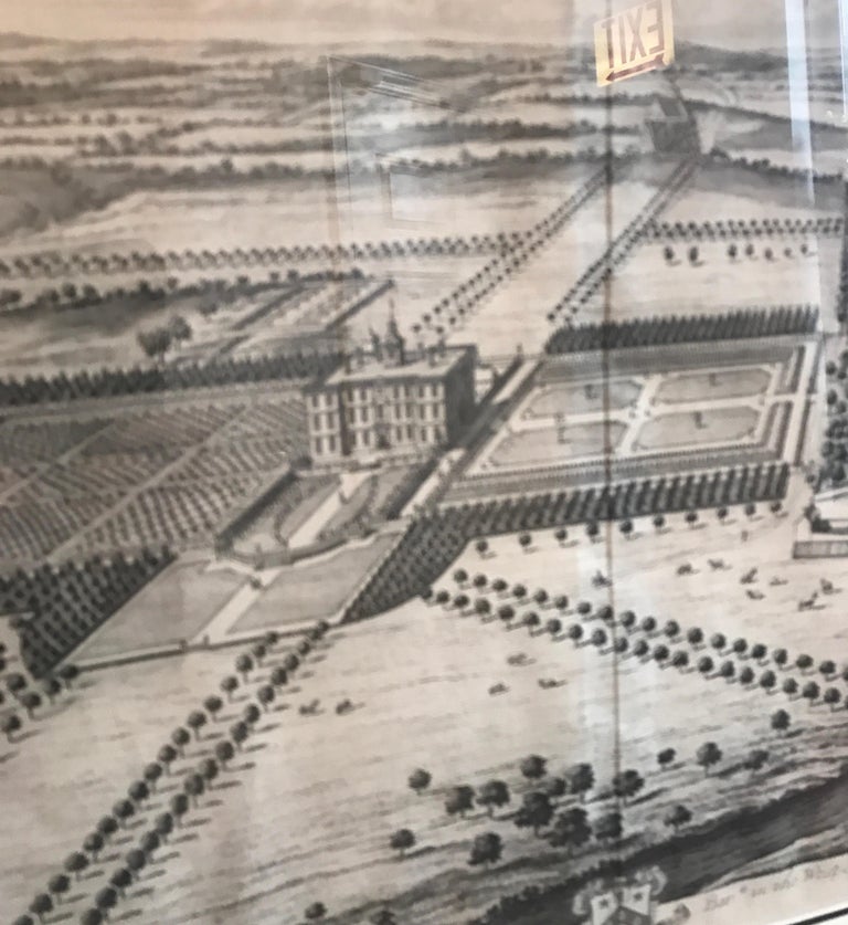 English Copper Engraving of Newby Manor by Johannes Kip 1707 For Sale ...