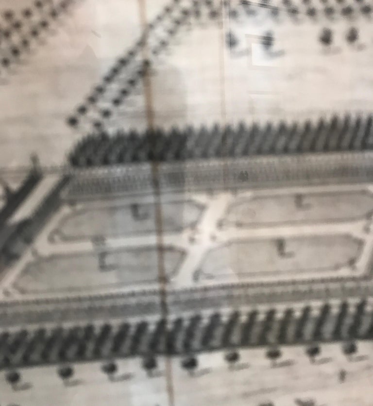 English Copper Engraving of Newby Manor by Johannes Kip 1707 For Sale ...