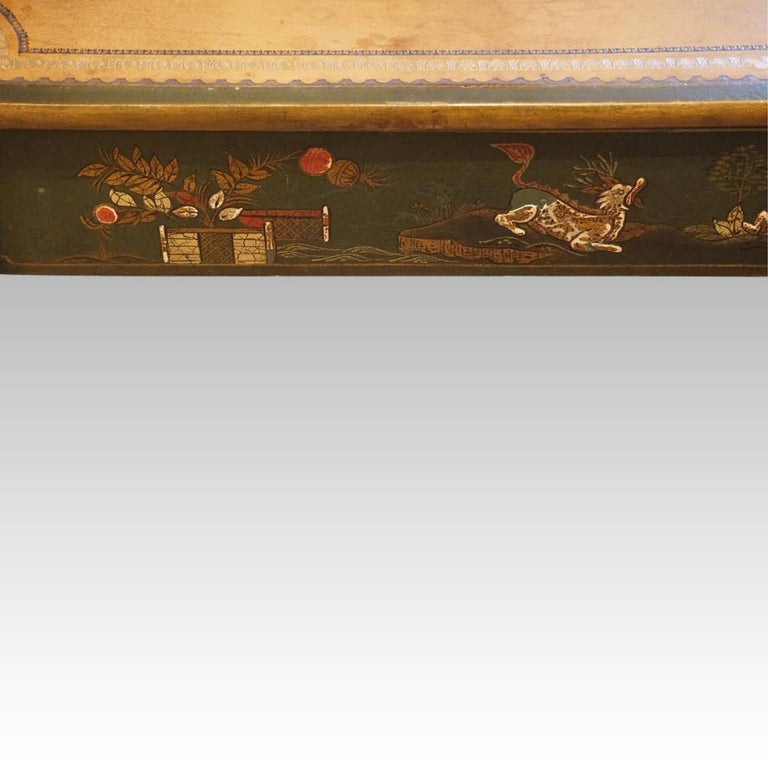 English country house Antique chinoiserie card table, circa 1870 at 1stDibs