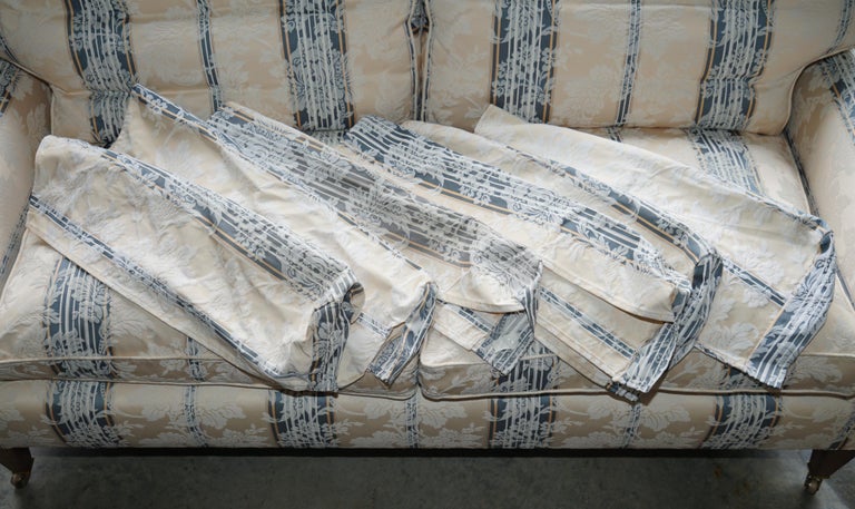 English Country House Fine Three Piece Suite Sofa and Armchairs Feather ...