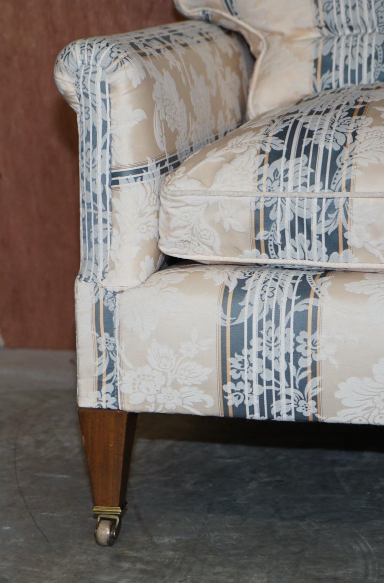 English Country House Fine Three Piece Suite Sofa and Armchairs Feather ...