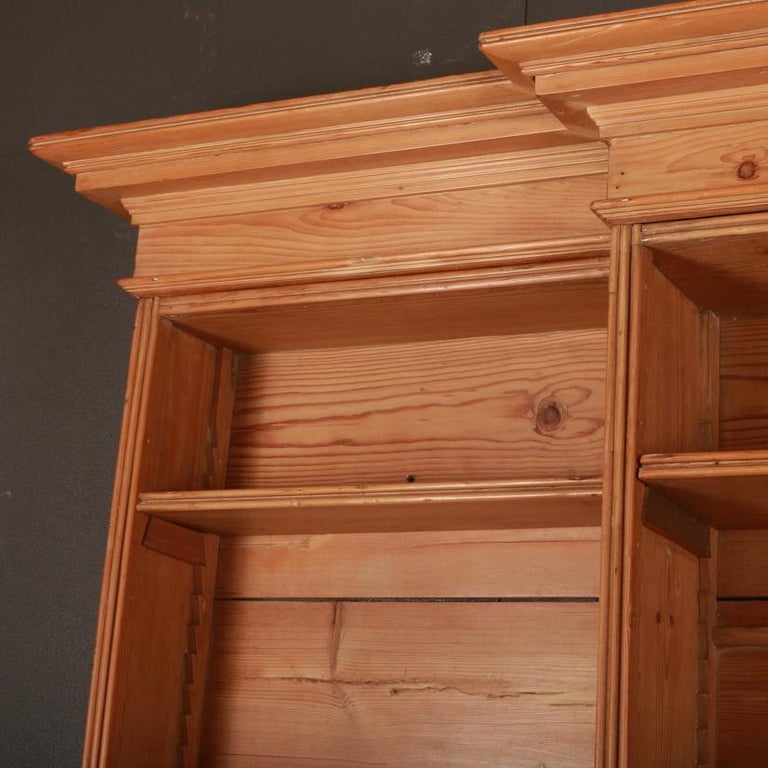 English Country House Pine Bookcase at 1stDibs