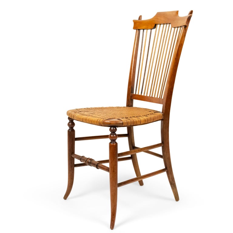 English Country Maple Side Chair For Sale at 1stDibs