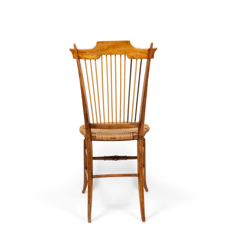English Country Maple Side Chair For Sale at 1stDibs