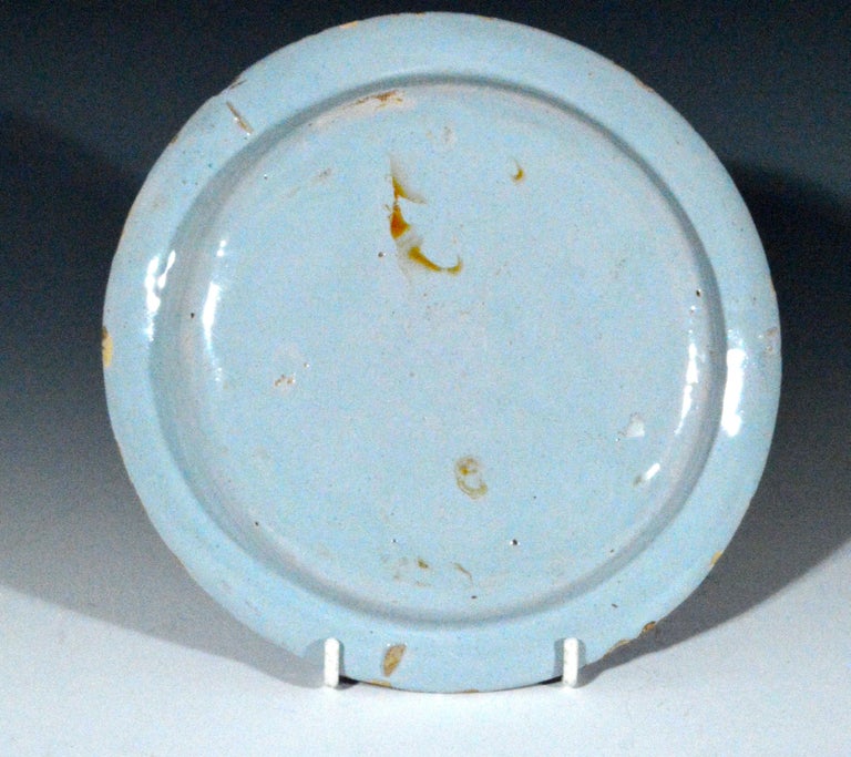 18th-Century English Delftware Plate, William and Abigail Griffith ...