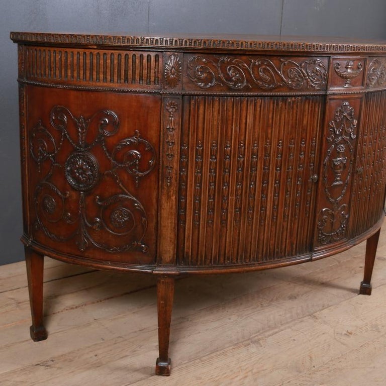 English Demi Lune Credenza at 1stDibs