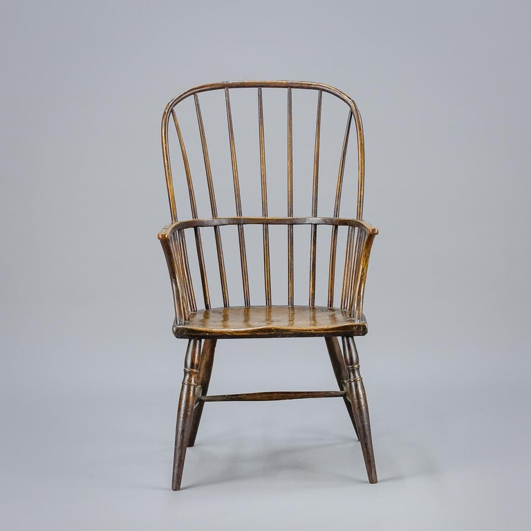 English Early 19th Century Country Hoop Back Windsor Chair at 1stDibs ...