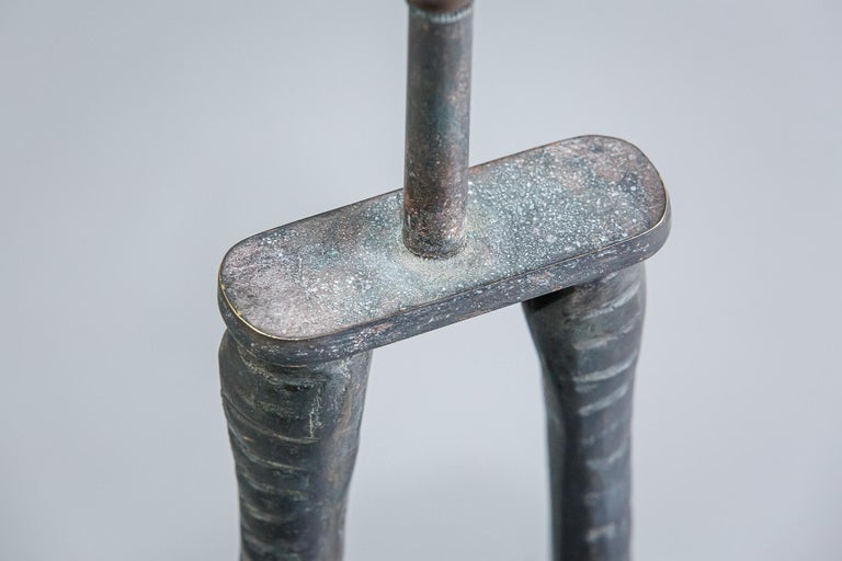 English Early 20th Century Bronze Stork Feet Lamp at 1stDibs