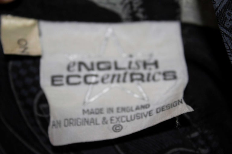 English Eccentrics Silk Print Overshirt at 1stDibs