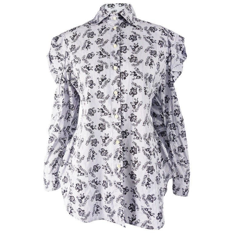 English Eccentrics Vintage Womens Pleated Puff Sleeve Poet Shirt For ...