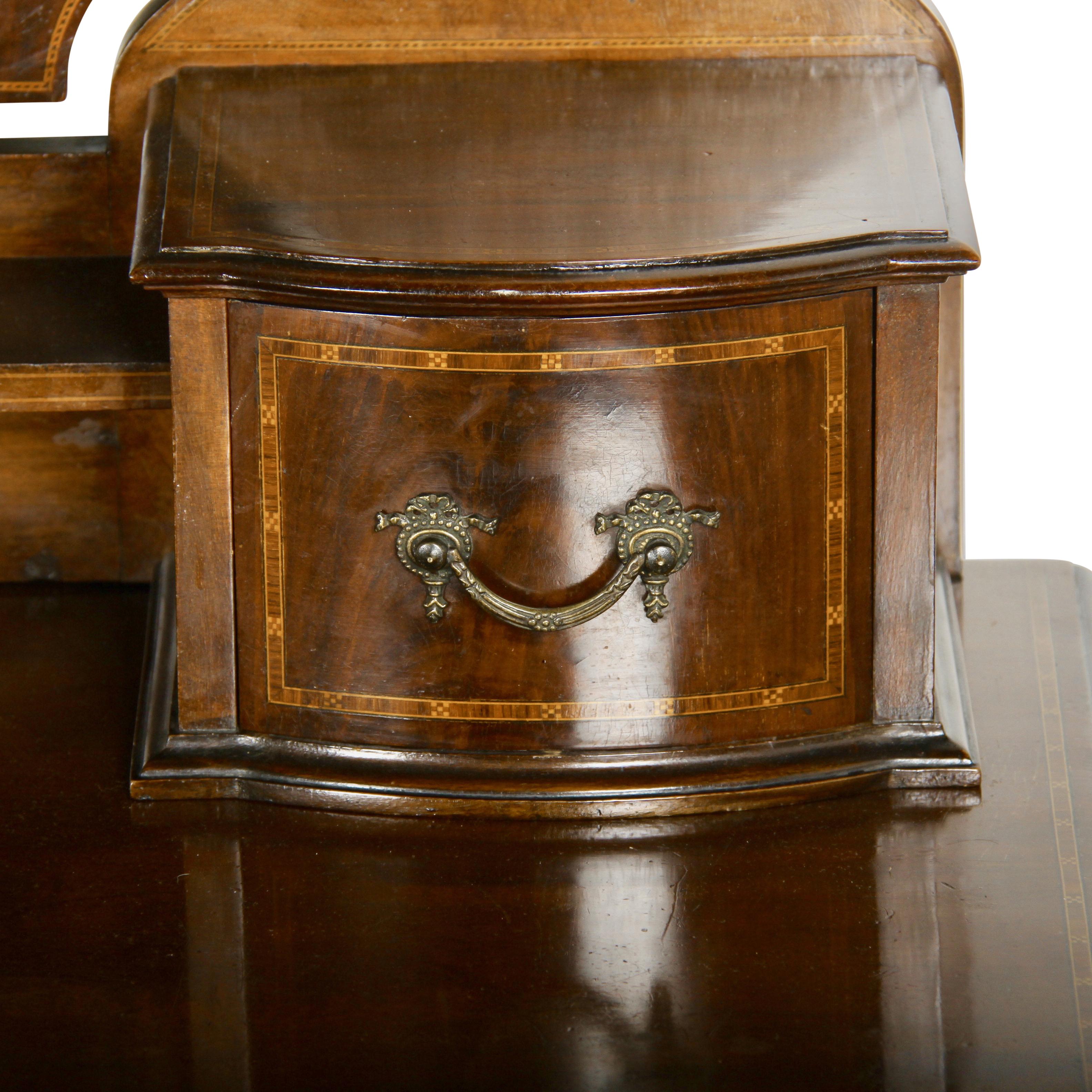 English Edwardian Mahogany Vanity at 1stDibs