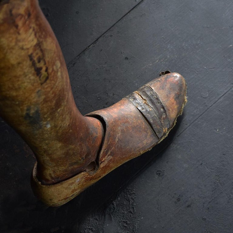 English Edwardian Prosthetic Leg For Sale at 1stDibs