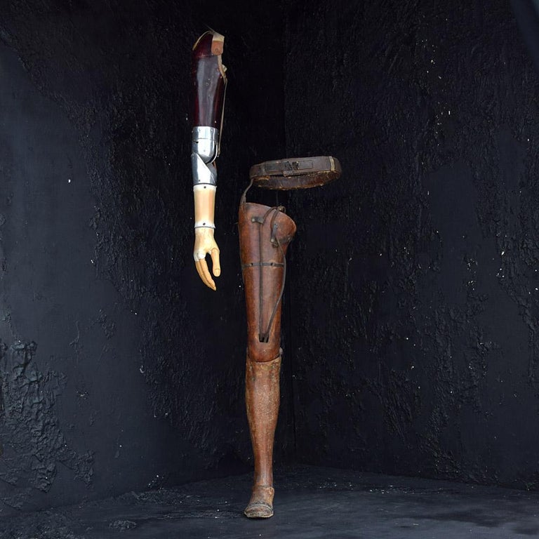 English Edwardian Prosthetic Leg For Sale at 1stDibs