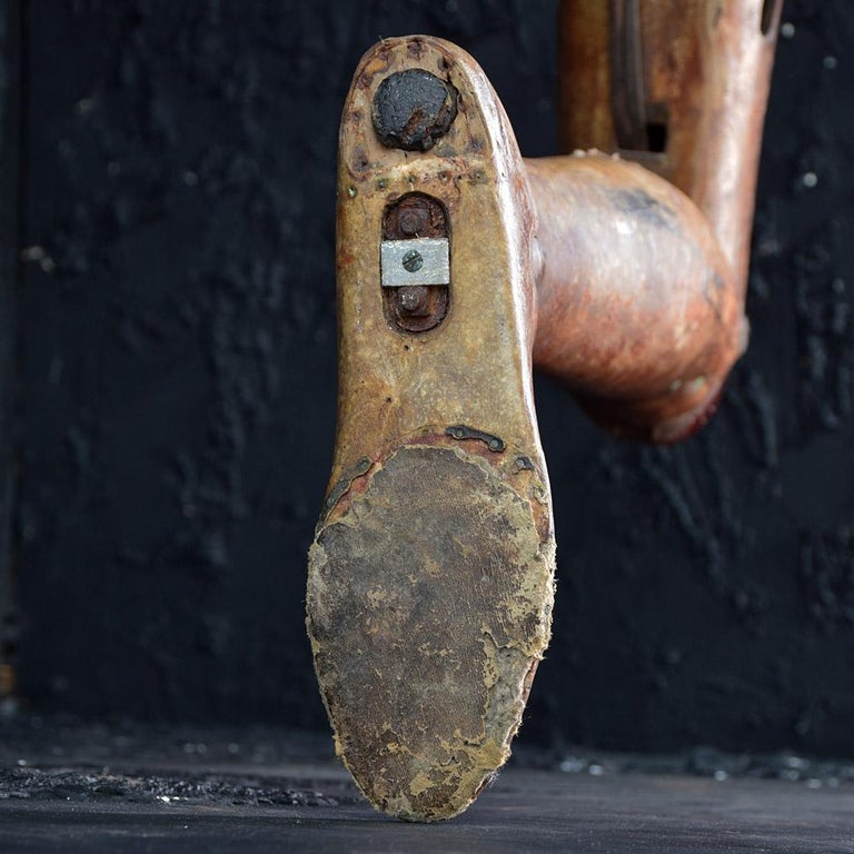 English Edwardian Prosthetic Leg For Sale at 1stDibs
