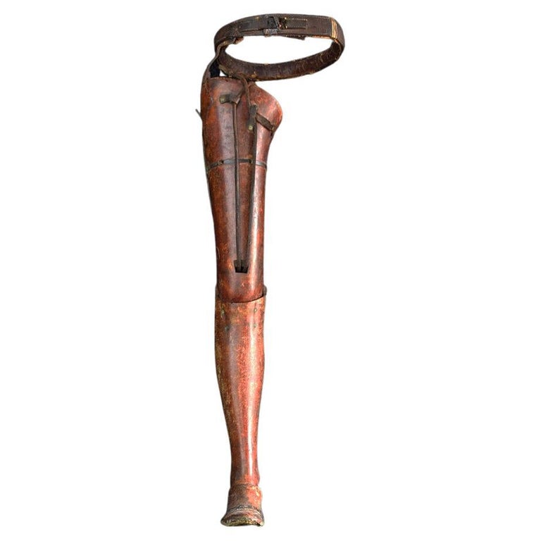 English Edwardian Prosthetic Leg For Sale at 1stDibs