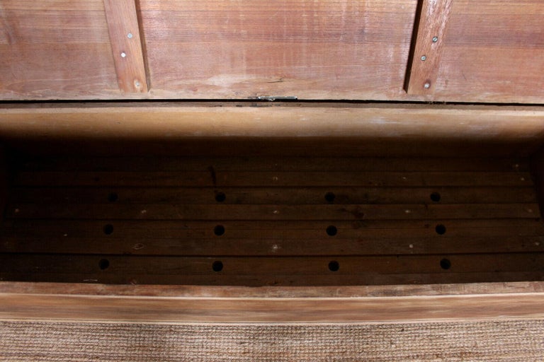 English Elm Blanket Box Long Chest Coffee Trunk For Sale at 1stDibs ...