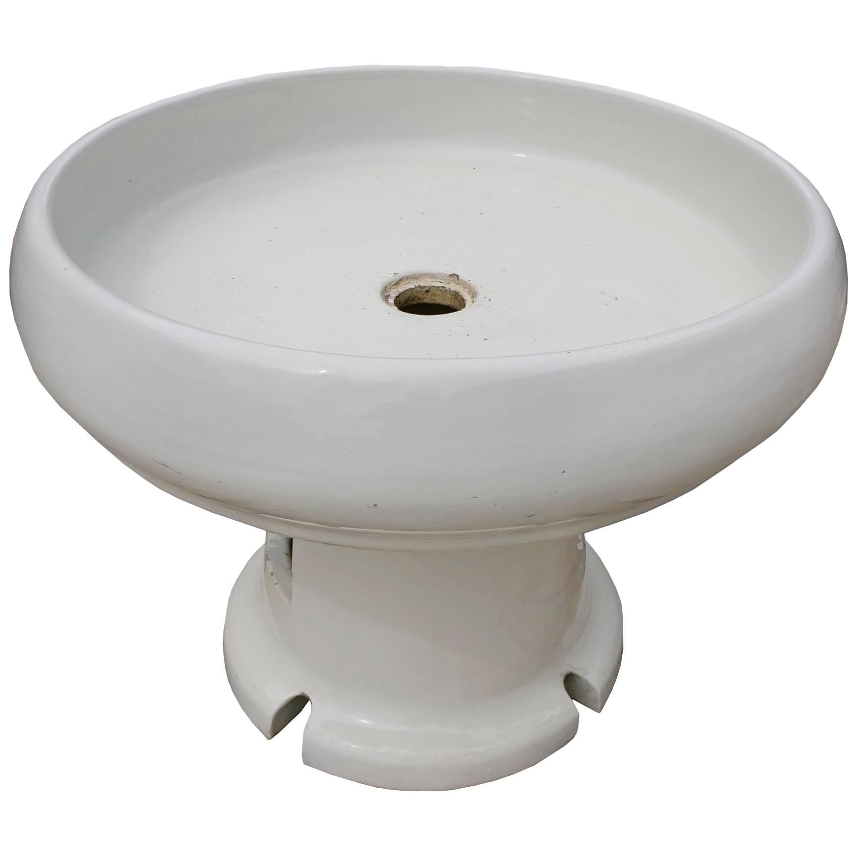 English Enamelled Sink or Fountain at 1stDibs