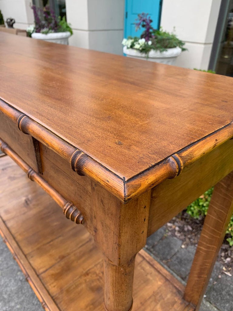 English Faux Bamboo Server, circa 1900 at 1stDibs