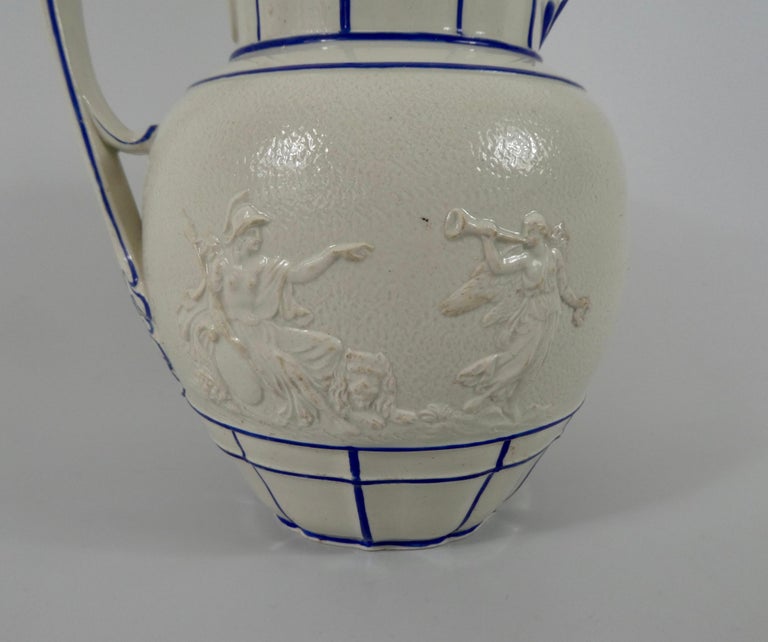 English Felspathic Pottery Jug, Admiral Nelson and Victory, circa 1805 ...