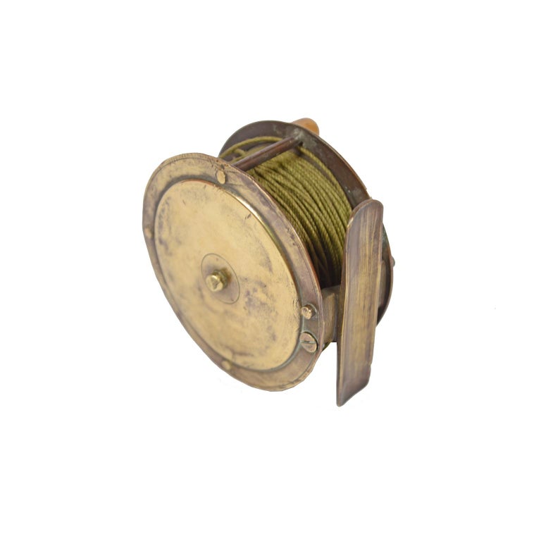 English Fishing Reel Made in the Early 1900s at 1stDibs