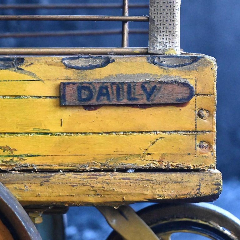 English Folk Art Shop Counter Milk Man Figure For Sale at 1stDibs