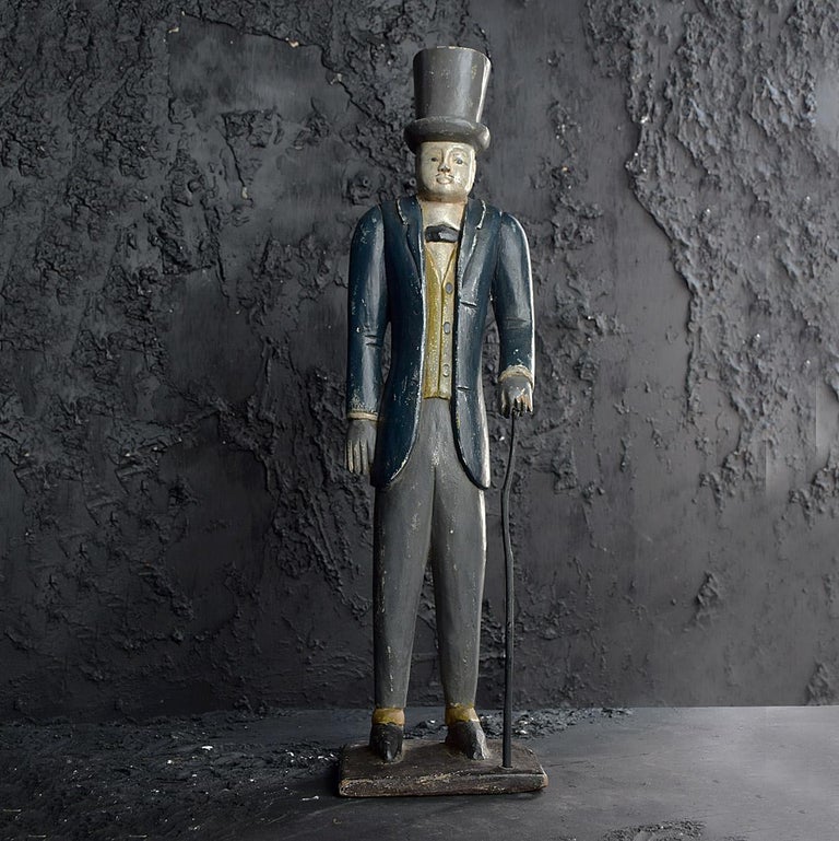 English Folk Art Tailors Shop Display Figure at 1stDibs