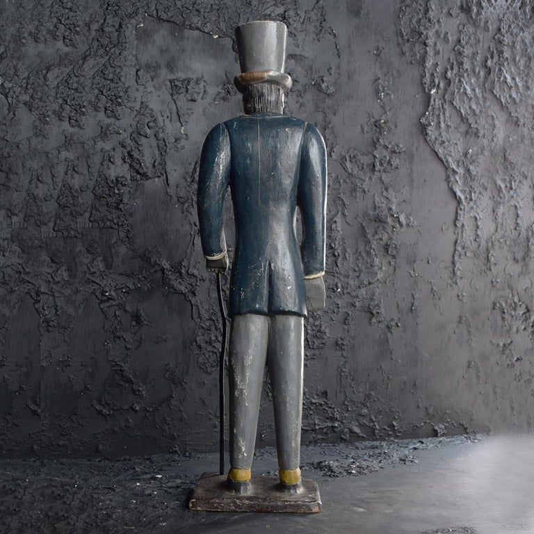 English Folk Art Tailors Shop Display Figure at 1stDibs