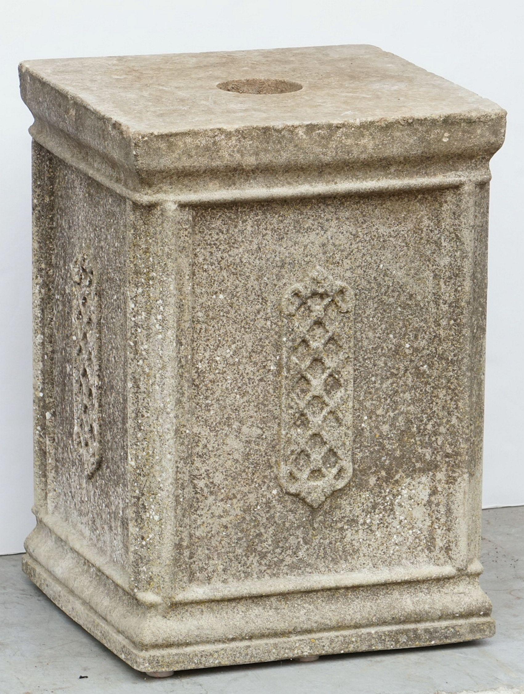 English Garden Stone Pedestals or Planter Plinths 'Individually Priced ...