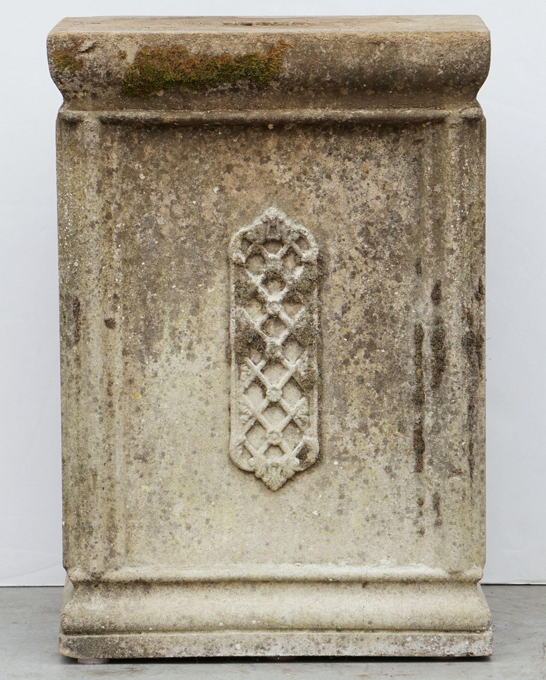 English Garden Stone Pedestals or Planter Plinths 'Individually Priced ...