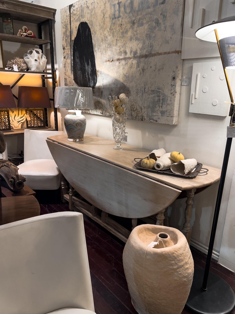 English Gate Leg Drop Leaf Table Console or Dining at 1stDibs