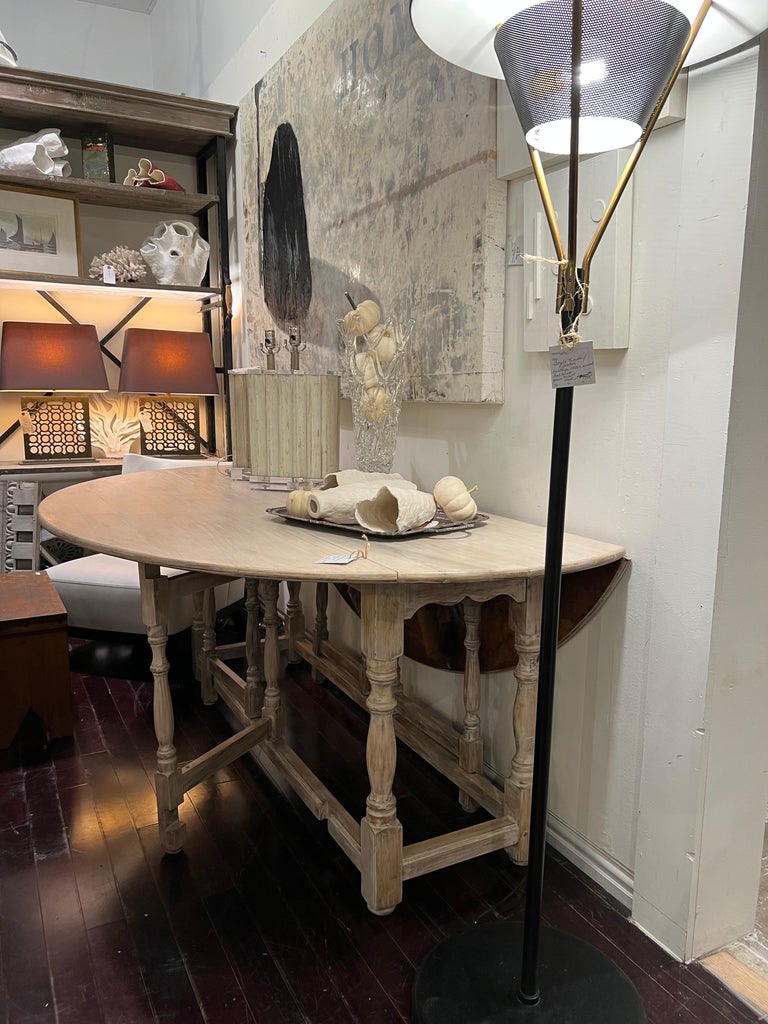 English Gate Leg Drop Leaf Table Console or Dining at 1stDibs