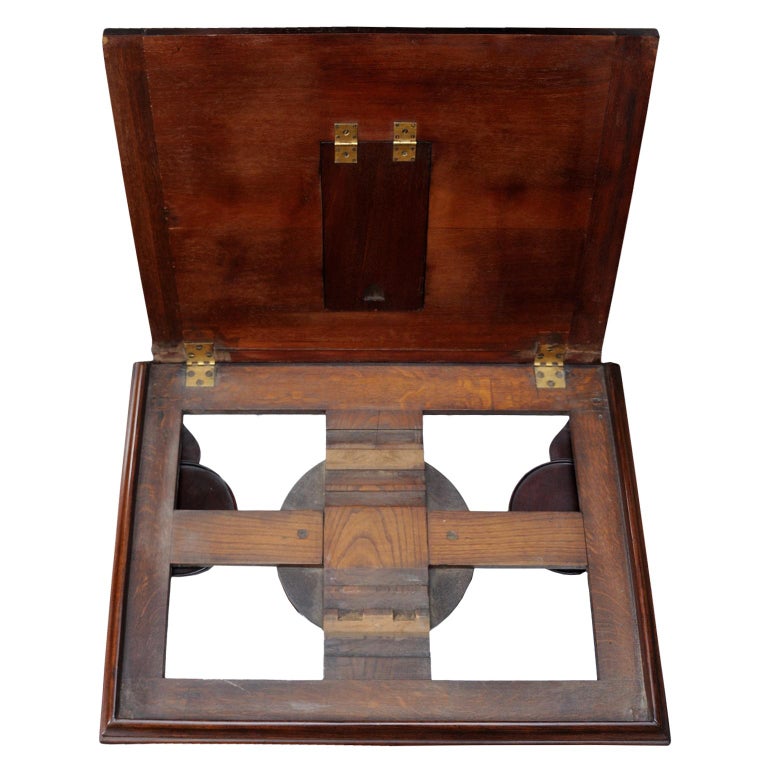 English George II Mahogany Reading/Architects Table, circa 1740 For ...